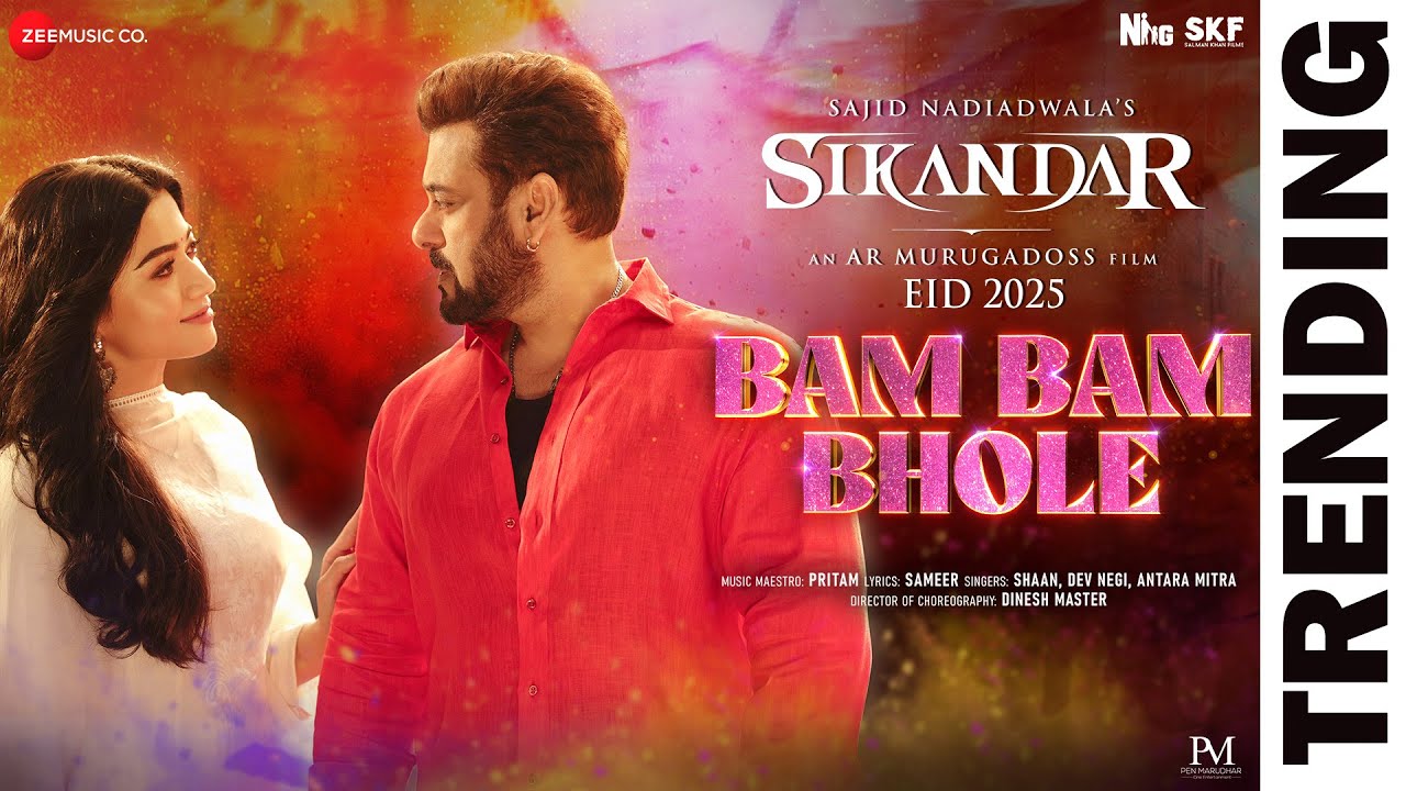Bam Bam Bhole Lyrics - Sikandar - Shaan & Dev Negi - Salman Khan ...